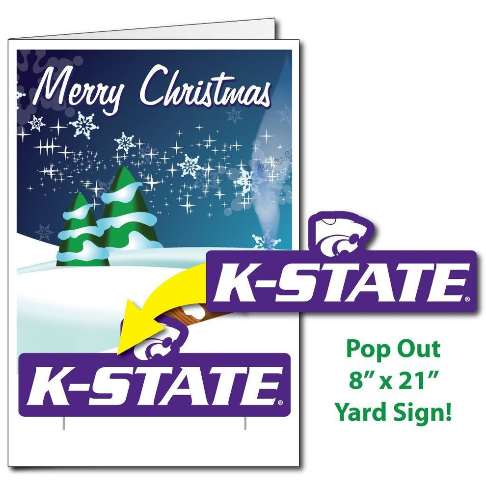 Kansas State Giant Holiday Card + Yard Sign | VictoryStore ...