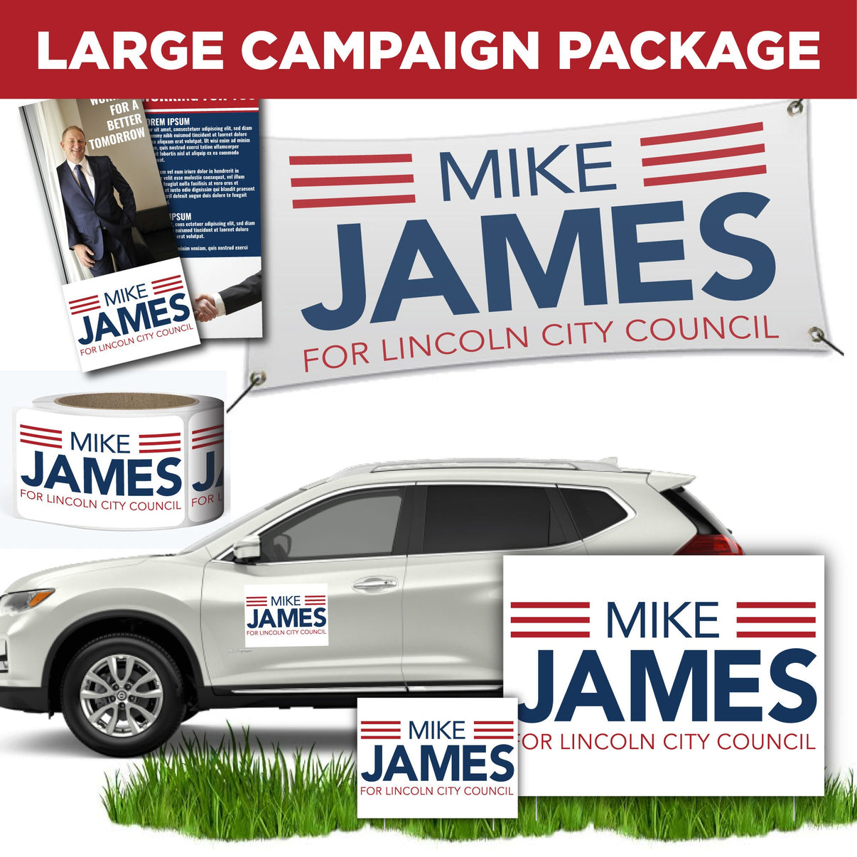 Large Campaign Signage Package | VictoryStore – VictoryStore.com