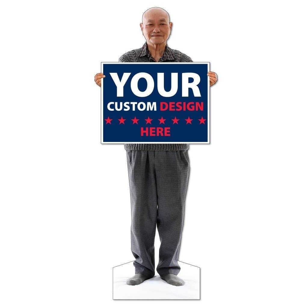Custom Elderly Man Life Size Stand Up Cutout – VictoryStore.com