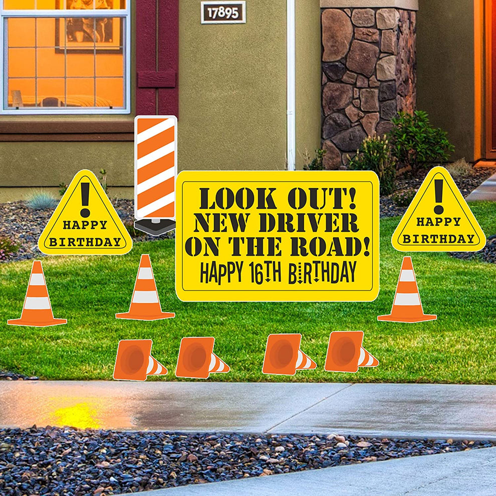 16th Birthday Yard Sign | New Driver | VictoryStore – VictoryStore.com