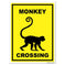 Monkey Crossing Sign or Sticker | VictoryStore – VictoryStore.com