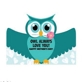 Giant Owl Shaped Mother's Day Greeting Card | VictoryStore ...