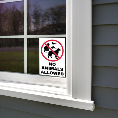 No Animals Allowed Sign or Sticker | VictoryStore – VictoryStore.com