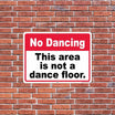 No Dancing Sign or Sticker | VictoryStore – VictoryStore.com