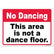 No Dancing Sign or Sticker | VictoryStore – VictoryStore.com
