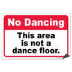 No Dancing Sign or Sticker | VictoryStore – VictoryStore.com