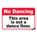 No Dancing Sign or Sticker | VictoryStore – VictoryStore.com