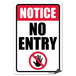 No Entry Sign or Sticker | VictoryStore – VictoryStore.com