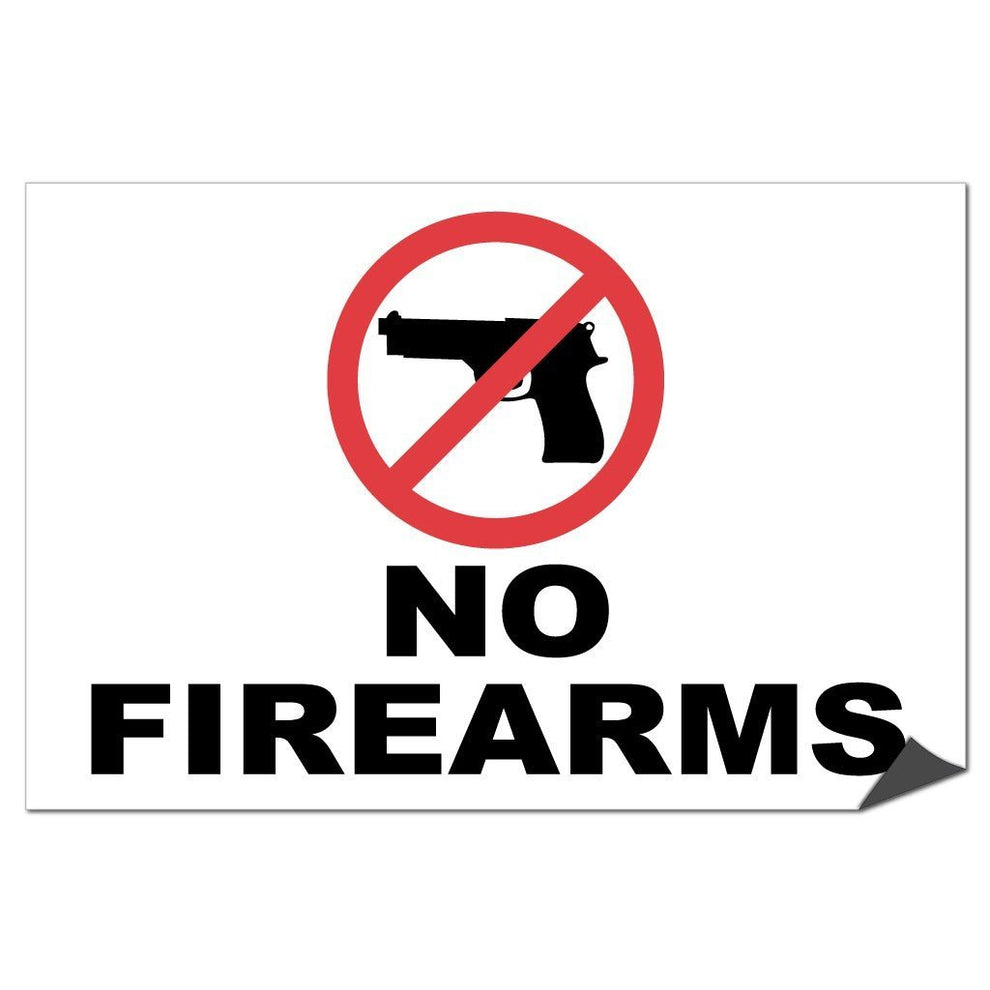 No Firearms Sign or Sticker | VictoryStore – VictoryStore.com