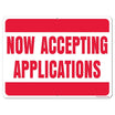 Now Accepting Applications Sign or Sticker | VictoryStore ...