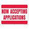 Now Accepting Applications Sign or Sticker | VictoryStore ...