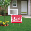 Now Accepting Applications Sign or Sticker | VictoryStore ...