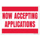 Now Accepting Applications Sign or Sticker | VictoryStore ...