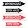 Open House Sign Rider | Real Estate Riders | Arrow – VictoryStore.com