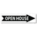 Open House Sign Rider | Real Estate Riders | Arrow – VictoryStore.com