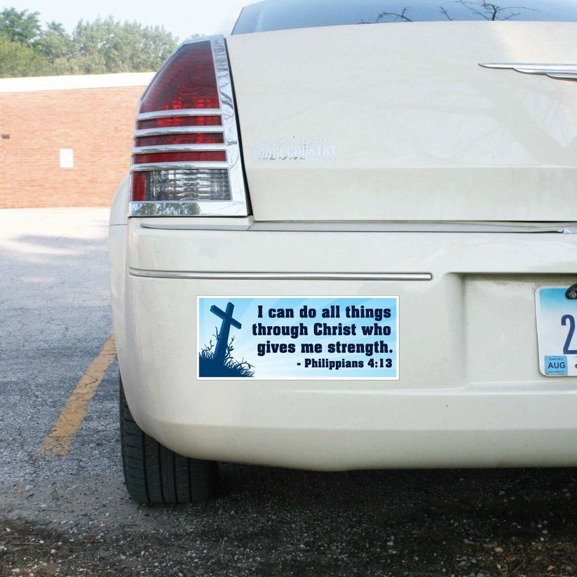 Philippians 4:13 Bumper Magnet Pair- 3.75 x 9 | VictoryStore ...