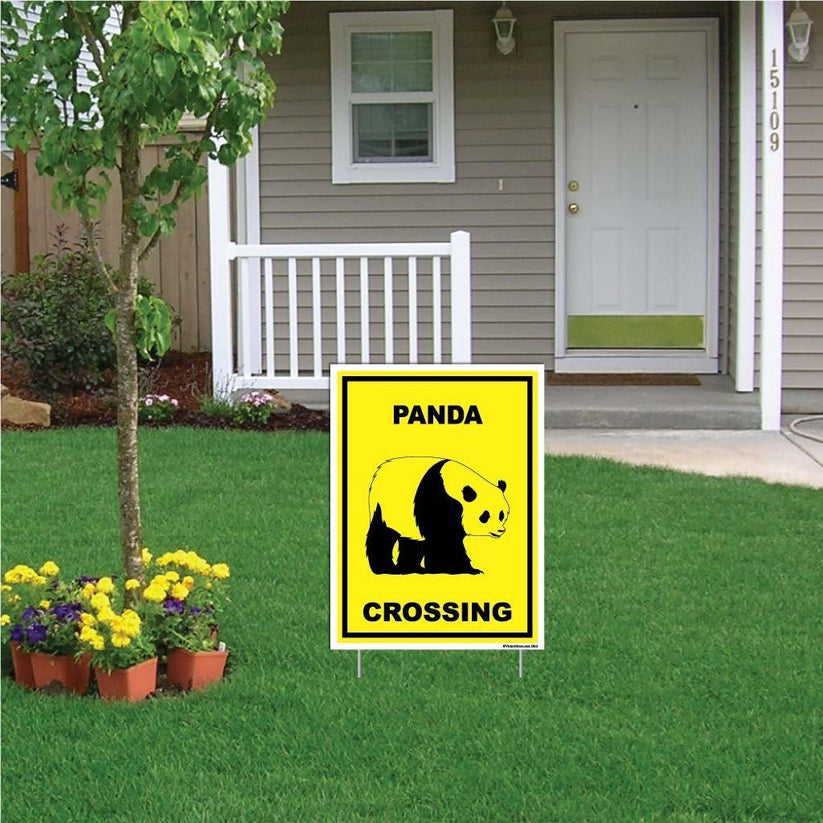 Panda Crossing Sign or Sticker | VictoryStore – VictoryStore.com