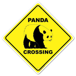Panda Crossing Sign or Sticker | VictoryStore – VictoryStore.com