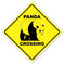 Panda Crossing Sign or Sticker | VictoryStore – VictoryStore.com