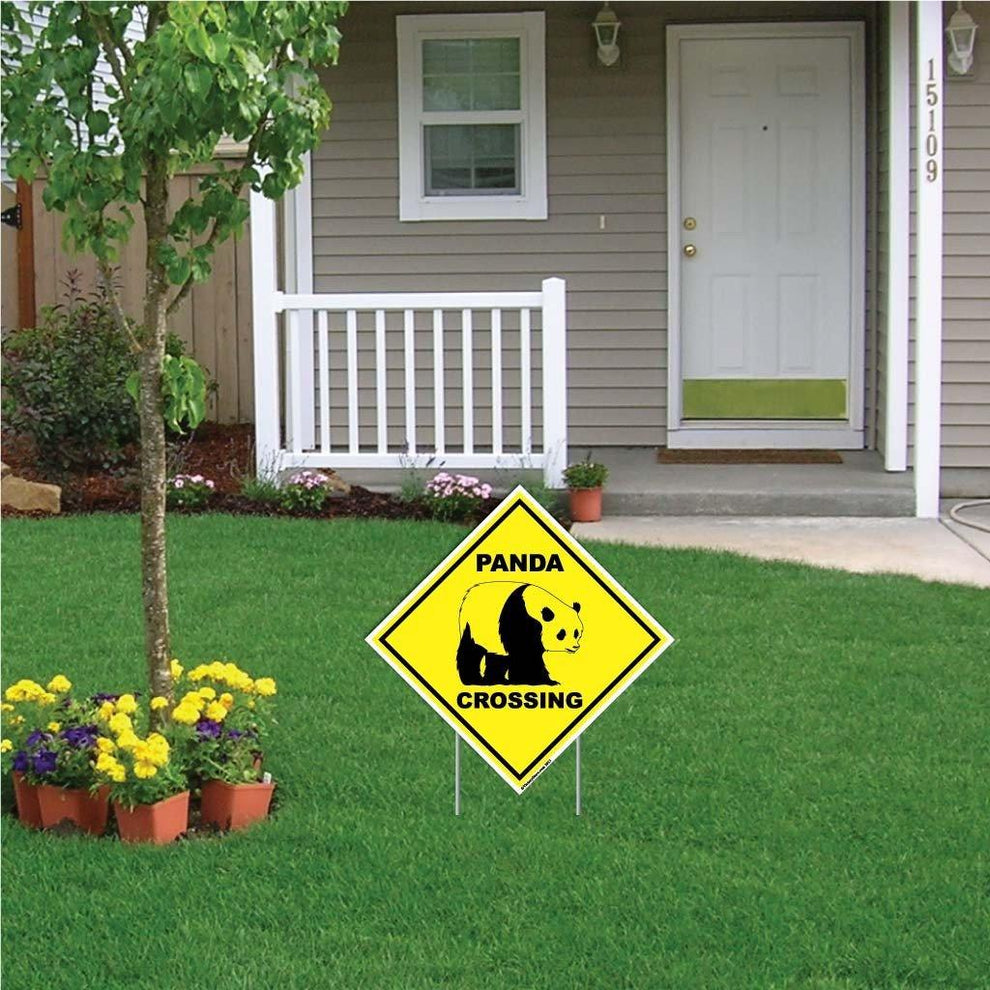 Panda Crossing Sign or Sticker | VictoryStore – VictoryStore.com