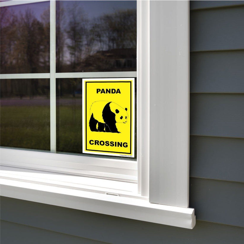 Panda Crossing Sign or Sticker | VictoryStore – VictoryStore.com