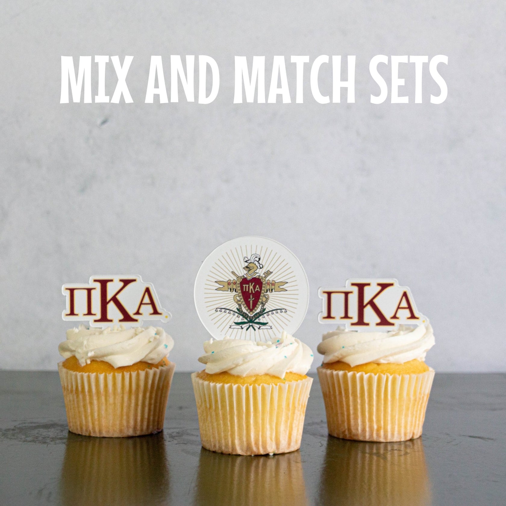 Pi Kappa Alpha Cupcake Toppers - Officially Licensed – VictoryStore.com