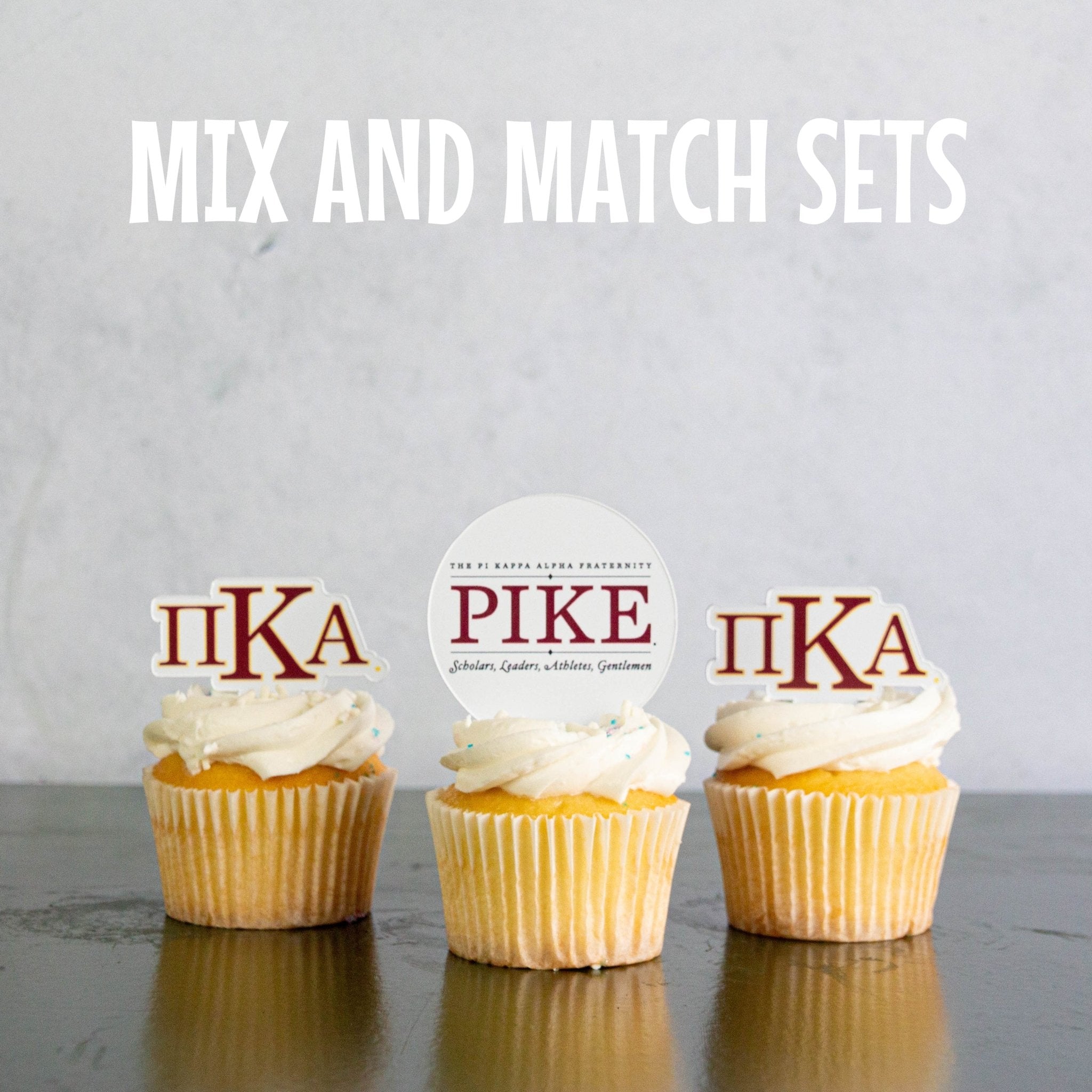 Pi Kappa Alpha Cupcake Toppers - Officially Licensed – VictoryStore.com