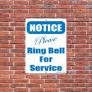 Please Ring Bell for Service Signage | Notice – VictoryStore.com