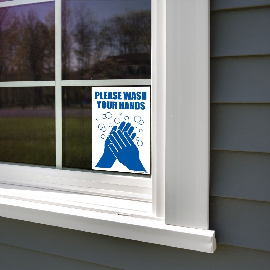 Please Wash Your Hands Sign or Sticker | VictoryStore – VictoryStore.com