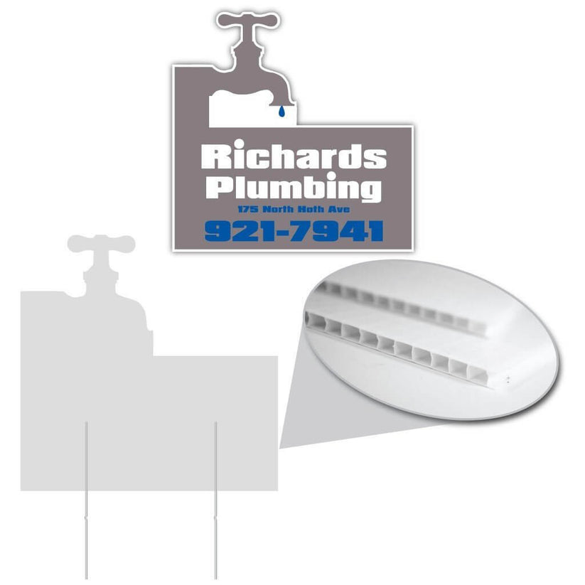 Faucet Shaped Yard Sign | VictoryStore – VictoryStore.com