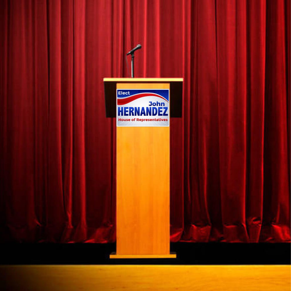 Custom Podium Sign | VictoryStore – VictoryStore.com