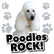 Poodles Rock! White T-Shirt | VictoryStore – VictoryStore.com