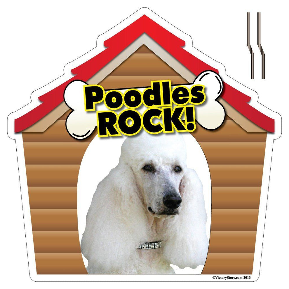 Poodles Rock! Dog Breed Yard Sign | VictoryStore – VictoryStore.com