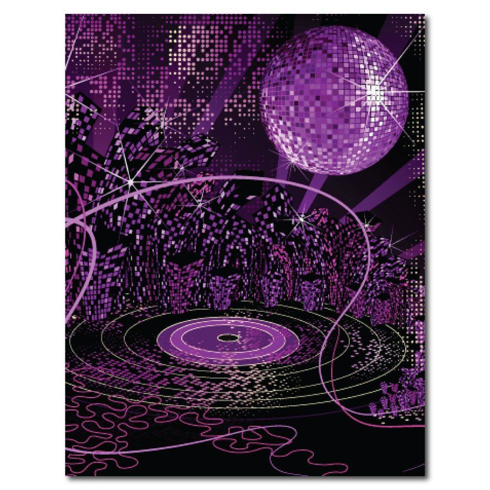 Purple Disco Fever Vinyl Photography Backdrop | VictoryStore ...