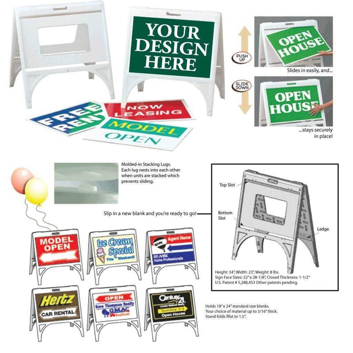 Real Estate Yard Sign Frames & Stakes | VictoryStore.com