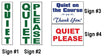Quiet Please Golf Signs | VictoryStore – VictoryStore.com