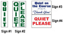 Quiet Please Golf Signs | VictoryStore – VictoryStore.com