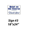 Quiet Please Golf Signs | VictoryStore – VictoryStore.com