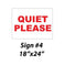 Quiet Please Golf Signs | VictoryStore – VictoryStore.com