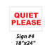 Quiet Please Golf Signs | VictoryStore – VictoryStore.com