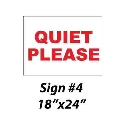 Quiet Please Golf Signs | VictoryStore – VictoryStore.com