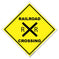 Railroad Crossing Aluminum Sign or Sticker | VictoryStore ...