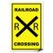 Railroad Crossing Aluminum Sign or Sticker | VictoryStore ...