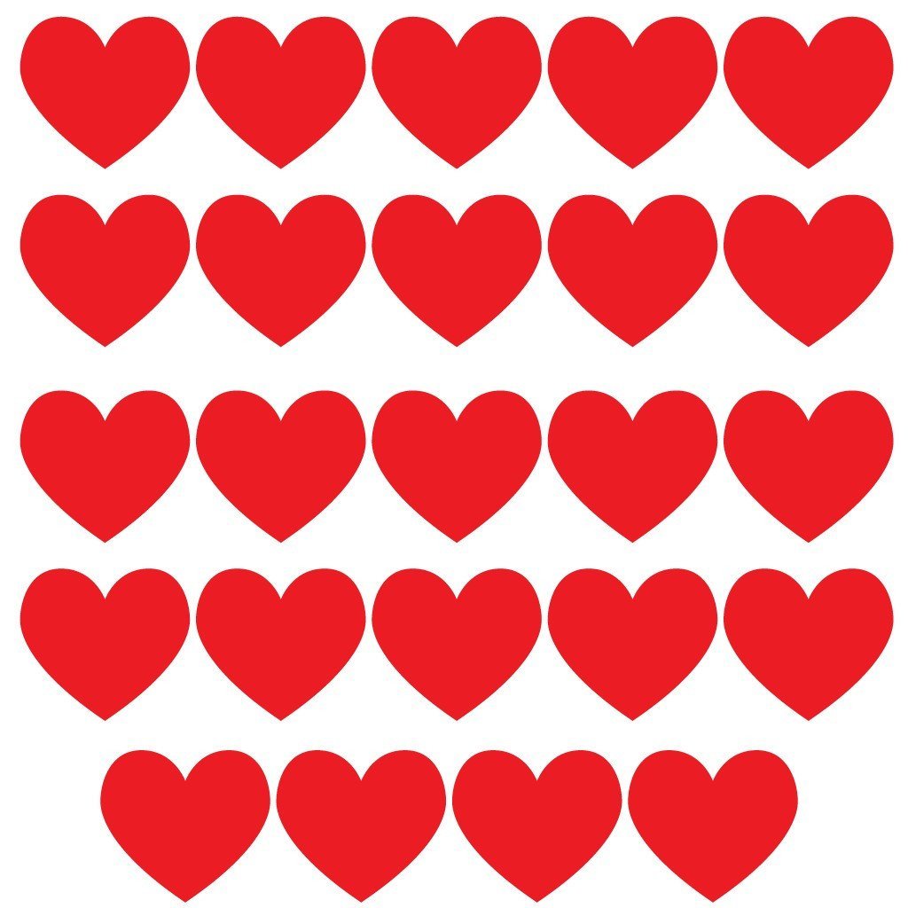 Red Hearts Pathway Markers Yard Cards | VictoryStore – VictoryStore.com