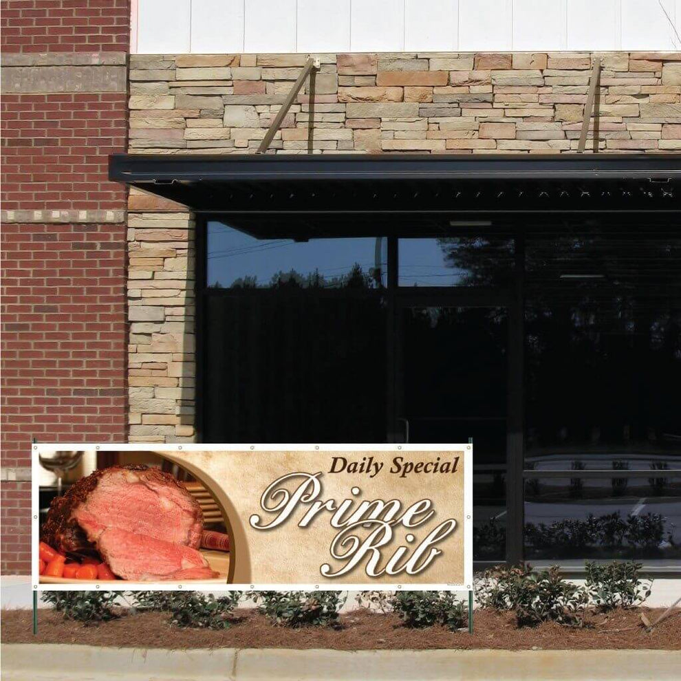 Daily Special Prime Rib Vinyl Banner | VictoryStore – VictoryStore.com