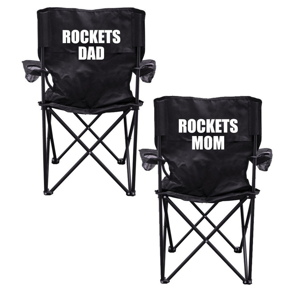 Rockets Parents Black Camping Chair Set of 2 | VictoryStore ...