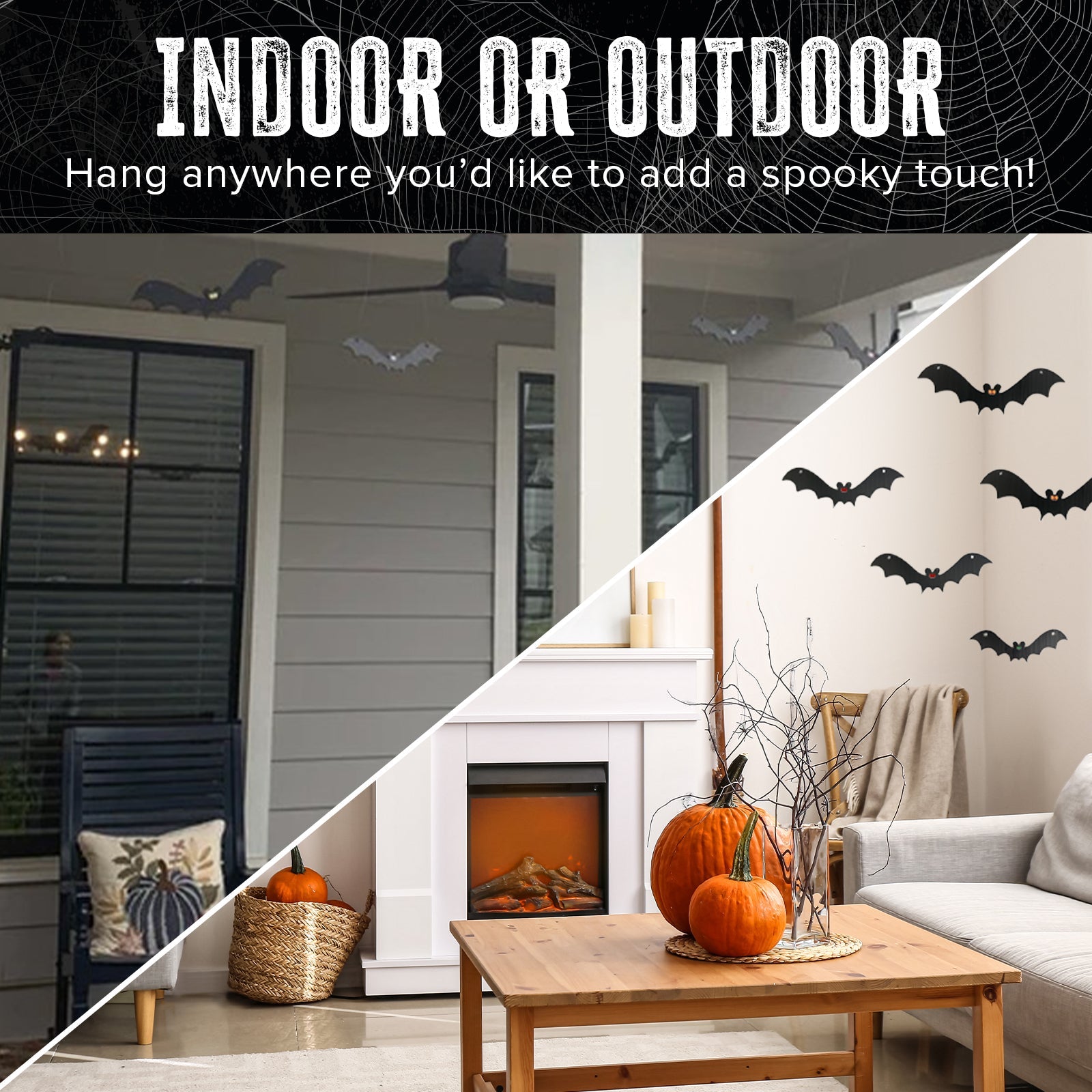 Scary Hanging Bats Decoration | VictoryStore – VictoryStore.com