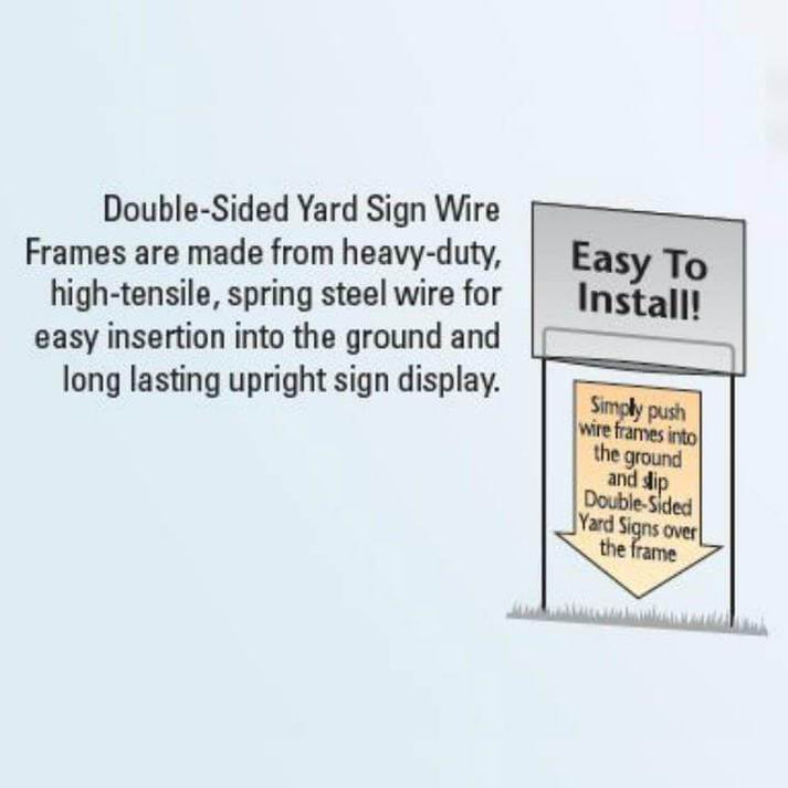 Custom Sealed Posterboard Yard Signs | 16"x26" – VictoryStore.com
