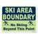 Ski Area Boundary Sign or Sticker | VictoryStore – VictoryStore.com