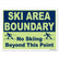 Ski Area Boundary Sign or Sticker | VictoryStore – VictoryStore.com